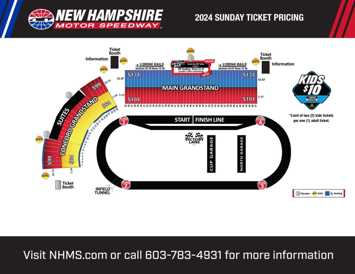 NASCAR Cup Series Tickets | Events | New Hampshire Motor Speedway